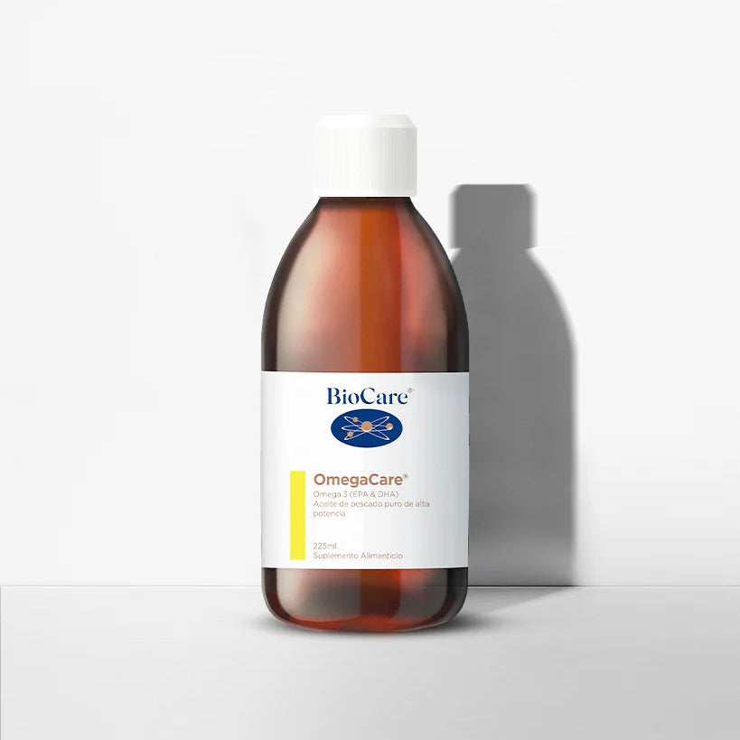 Omega 3 - OmegaCare - Aceite de pescado 225ml Biocare – AO plástica store